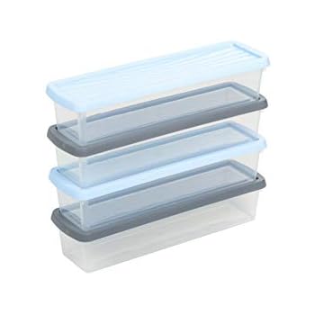 23.5 litre Wham A3 Paper or Card Craft Plastic Storage Box With Lid ...