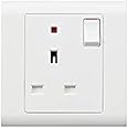 MK Essentials 13A 1G SP Switch-socket with Neon: Buy Online at Best ...