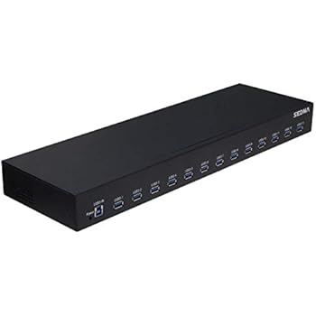 13 Port USB 3.1 Gen I Hub - 19 Inch 1U Rack Mount - UK: Amazon.co.uk ...