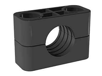 stauff Tube Collier de serrage, lourd de série, noir, PA, côtelé, 10 mm ...