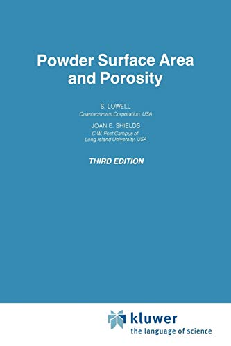 Buy Powder Surface Area and Porosity: 2 (Particle Technology Series ...