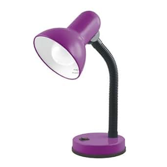 Purple Desk Lamp Flexible Reading Light Decorative Table Lamp Office ...