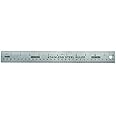 Helix 12 inch 30cm Steel Ruler : Amazon.co.uk: DIY & Tools