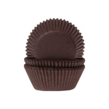 100 Chocolate Brown Tulip Muffin Cupcake Cases: Amazon.co.uk: Kitchen ...
