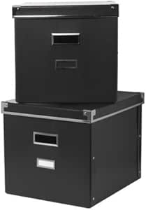 Magazine Storage Boxes With Lid (Width 33cm X Depth 38cm X Hight 30cm ...