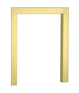 18"/ 46cm Brass Gas Coal Fire Trim Frame Surround 2"/50mm face 2"/50mm ...