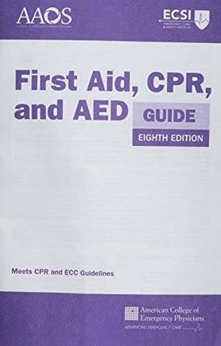 Buy First Aid, CPR, and AED Guide Book Online at Low Prices in India ...