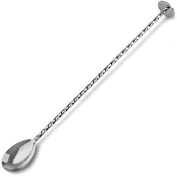 Bonzer Twisted Mixing Spoon 27cm | Long Cocktail Spoon, Bar Spoon ...