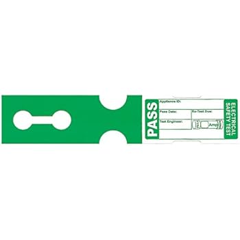 250 x Tough Tag PAT Testing Labels - Passed: Amazon.co.uk: Business ...