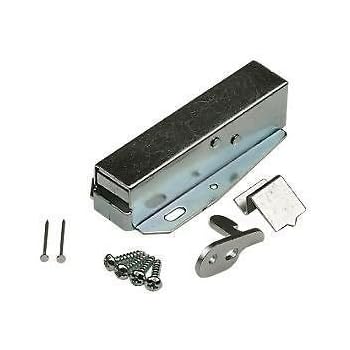 LOFT DOOR TOUCH CATCH Hatch Push - Attic/Cupboard Latch c/w fitting ...