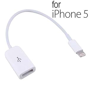 Apple OTG USB Female Host Cable Adapter for iPhone 5/5S/5C iPad 4 iPad ...