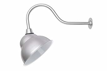 Silver Swan Neck Sign Light/Pub Light Exterior Outdoor Lighting: Amazon ...