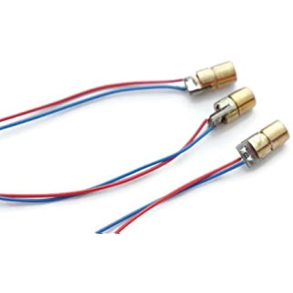 Laser Pointer Red 5PC Diode Module Red Dot Set Positioning DC 5V For ...
