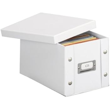 CD Storage plastic Boxes (5 Pack) Holds 52cd's Per Box =260 !!: Amazon ...