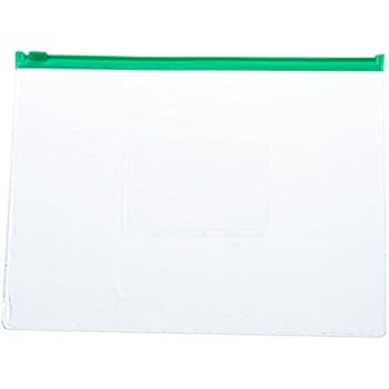 20 Pcs Red Clear Size A4 Paper Slider Ziplock Closure Folders Files ...