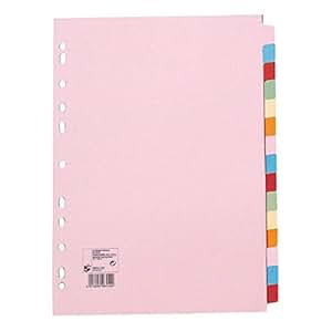 5 Star Register, 15-teilig, Mehrfachlochung, Manila-Karton, A4 ...