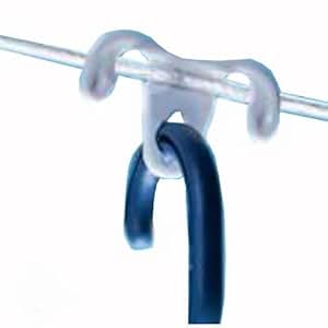 Lakeland Washing Line Clothes Hanger Hook Ups, Pack of 12: Amazon.co.uk ...