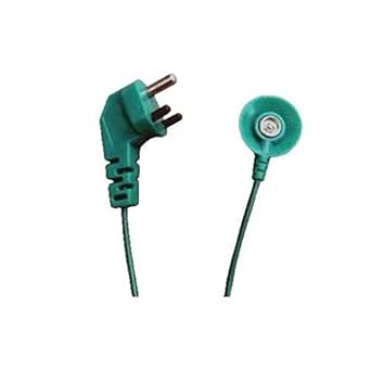 Global Statclean Systems ESD Grounding Cord With 3-Pin Plug, 1 M ohm, 2 ...