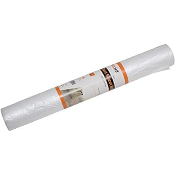 4m x 25m Large Plastic Dust Sheet | Polythene Dust Sheet Roll All ...