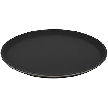 Plateau antidérapant - noir - 40 cm: Amazon.fr: Cuisine & Maison