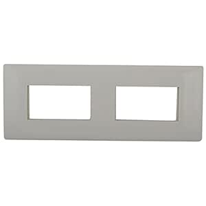 Buy LEGRAND Polycarbonate Mylinc 6 Module Plate (White, Standard Size ...