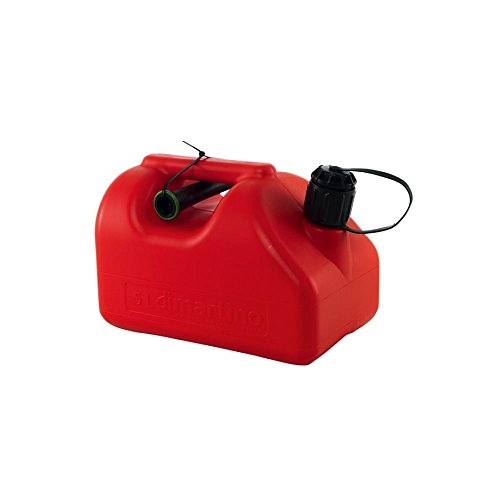 5 Litre Pro Fuel Tank Twin Spouts Jerry Can Approved Road Rail Sea ...