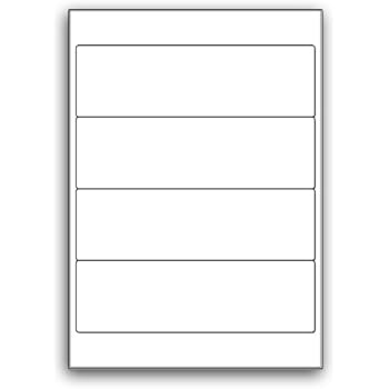 Avery L7171-100 Self-Adhesive Lever Arch File Labels, 4 Labels Per A4 ...