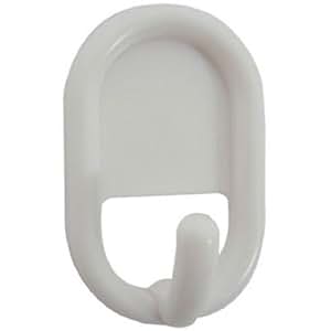 InterDesign 2 Piece Plastic Self Adhesive Hook, White: Amazon.in: Home ...