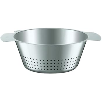 WMF Gourmet Seiher Ø 24 cm, Küchensieb, Sieb, Nudelsieb, Cromargan ...