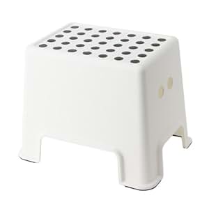 IKEA Tritthocker/Badhocker WEIß, Höhe 31cm, Plastik-Hocker: Amazon.de ...