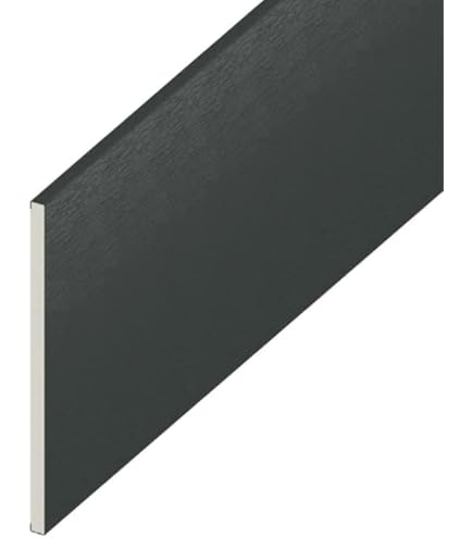 Upvc Trim Plain UPVC Fascia & Capping Board Joining Trim 450mm ...
