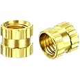 M3X4 mm Brass Heat Set Threaded Round Insert Nut - Pack of 6 : Amazon ...
