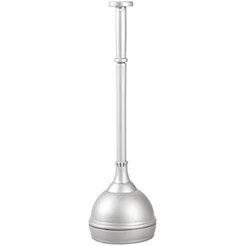 mDesign Klopömpel mit Halterung - Saugglocke zum Abfluss reinigen - WC ...