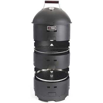 BBQ Tower Multi-Level Charcoal Barbecue Grill Matte Black: Mark ...