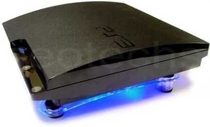 Neotechs® USB PS2 PS3 & Slim Cooler Cooling Pad 3 FAN with Blue Light ...