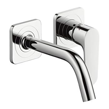 AXOR 36107000 Citterio E 3-Hole Wall-Mounted Basin Tap with 22 cm spout ...