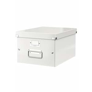 Leitz A4 Storage Box, Click & Store Range, 60440001, White: Amazon.co ...
