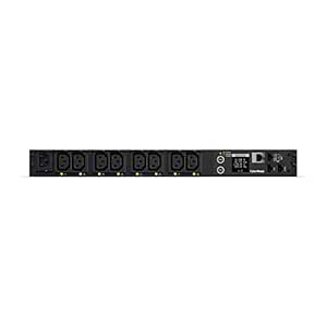 CyberPower PDU41004 Switched PDU, 100-240V/12A, (Derated to 12A UL /10A CE), 8 Outlets (C13 ...
