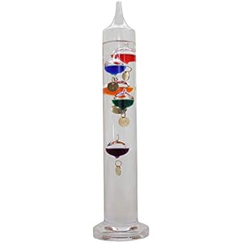 AcuRite 00795A2 Galileo Thermometer with Glass Globe Barometer: Amazon ...