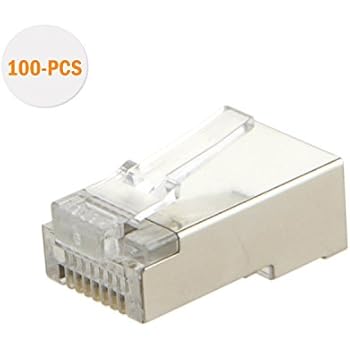 Cat. 5e RJ45 Crimpstecker komplett: Amazon.de: Elektronik