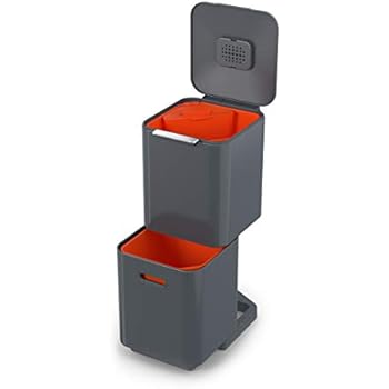 Joseph Joseph Totem Compact 40-Litre Waste Separation & Recycling Unit - Graphite: Amazon.co.uk ...