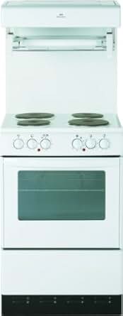 New World 50HLGEWH 500mm Single Electric Cooker High Level Grill White ...