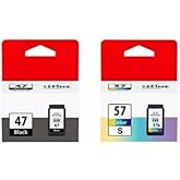 Canon PG 47 & CL 57 Small Ink Cartridge E400 E410 E417 E460 E470 E477 ...