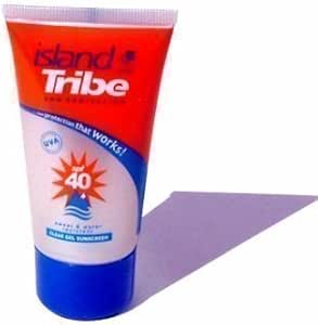 Island Tribe Clear Gel Waterproof SPF 40 Sunscreen 50ml: Amazon.co.uk ...