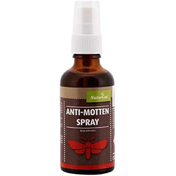 Anti-Motten Spray 50ml gegen Kleidermotten Mehlmotten Speichermotten ...