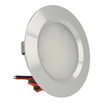 Mini spot LED encastrable rond, 3 W, AC/DC 12 V, DC 24 V, trou 50 mm ...