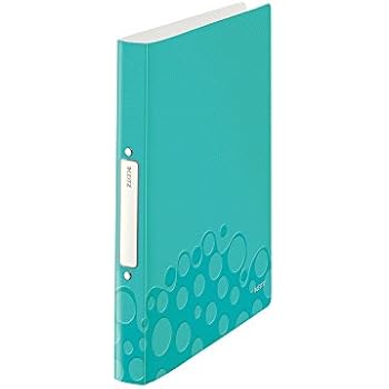Leitz 2 Ring Binder, Holds up to 190 Sheets, Wow Range, 25 mm Spine ...
