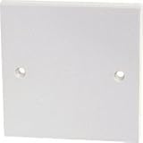 Single Blank Blanking Plate Standard White Cover Plate COver Plugs ...