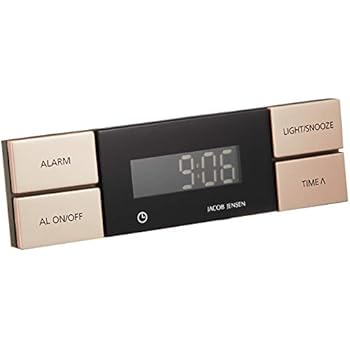 Jacob Jensen 24 Hour Digital Alarm Clock: Amazon.co.uk: TV