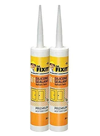 Pidilite Dr.Fixit 501 Silicone Sealant (Set of 2) (Clear) : Amazon.in ...